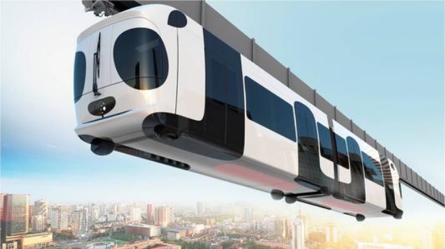 中国工程又一里程碑!轨道吊着列车开,让你每天飞着去上班