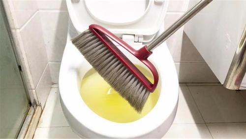 马桶堵了, 一个扫把放进去, 不到2分钟就通了, 太厉害了