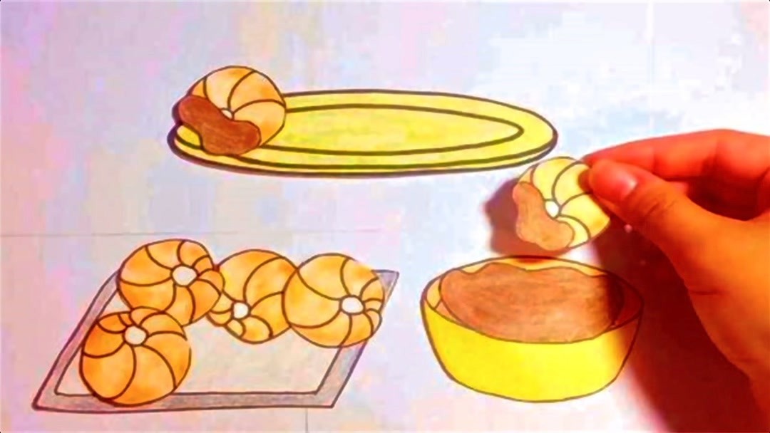 手绘定格动画:用美味巧克力做黄油饼干!