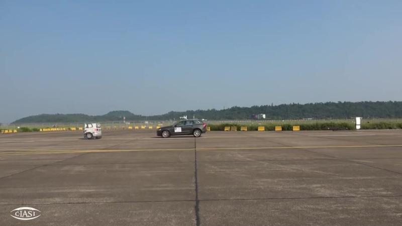 沃尔沃XC60 中保研主动安全系统测试