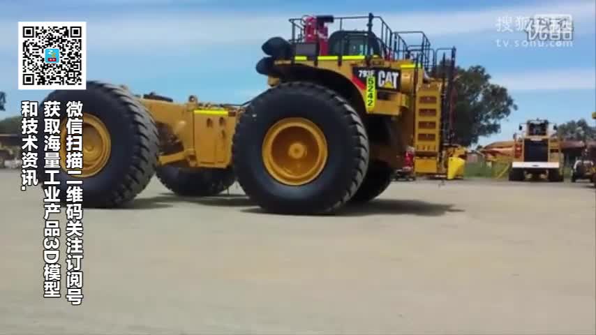 卡特793F矿用卡车组装测试