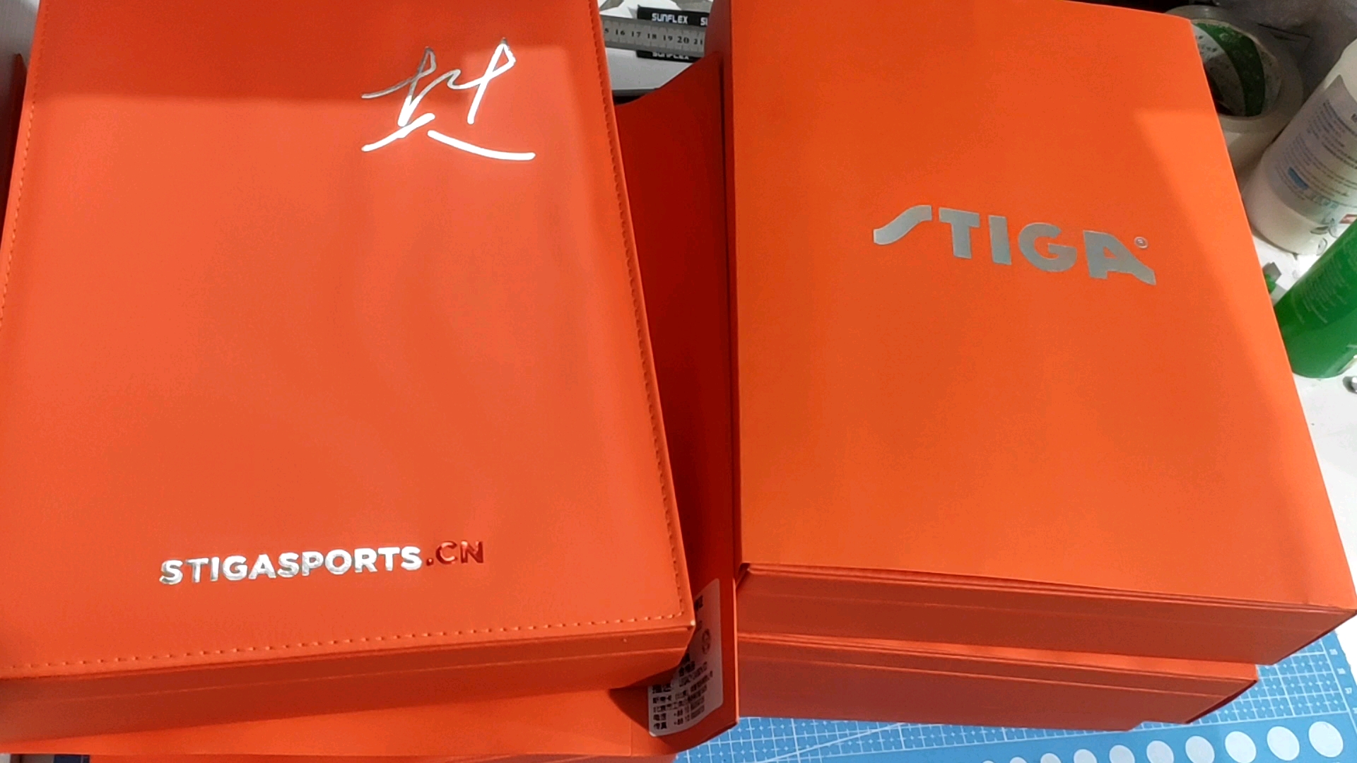 斯帝卡樊振东限量 橙标 乒乓球底板