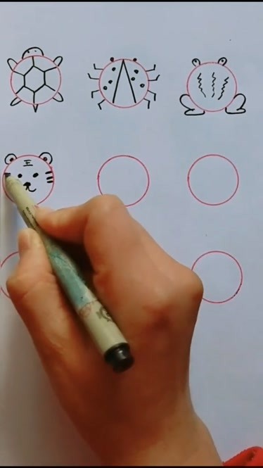 简笔画适合小朋友的绘画教程