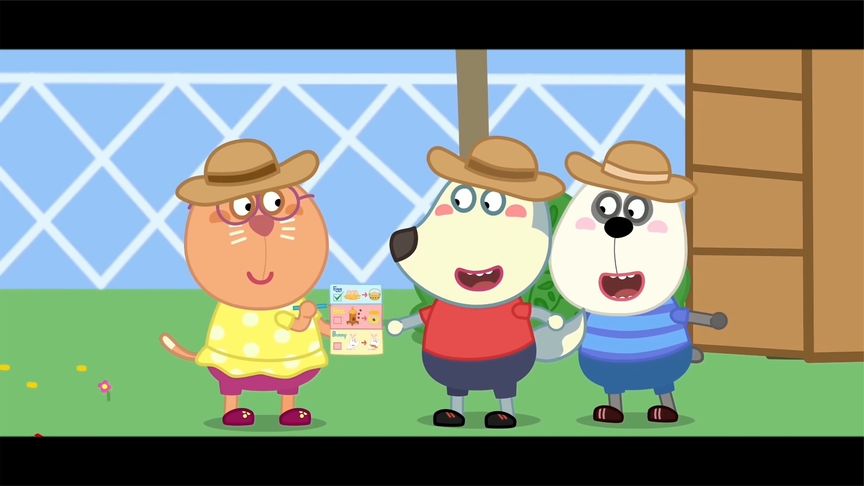 小狼们得到一个任务表任务地点就是农场,准备出发