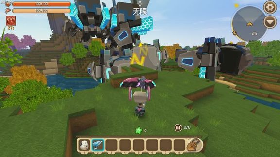 迷你世界测试服 可以在地图里变身任何皮肤了,先变成幻音看看