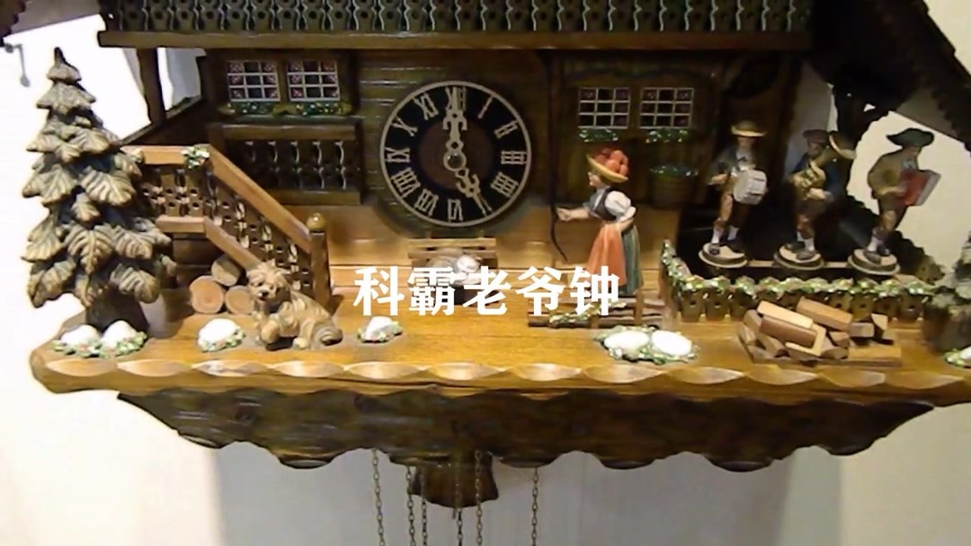 维修德国黑森林木屋布谷钟咕咕钟停摆不响音乐