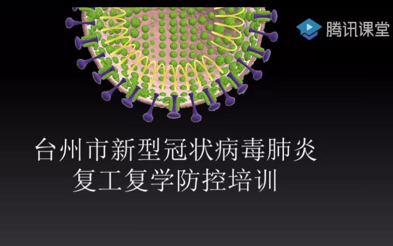 新型冠状病毒肺炎复工复学防控培训