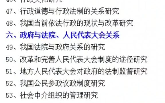 行政管理专业毕业论文最新选题参考#毕业论文 #开题报告 #行政管理...