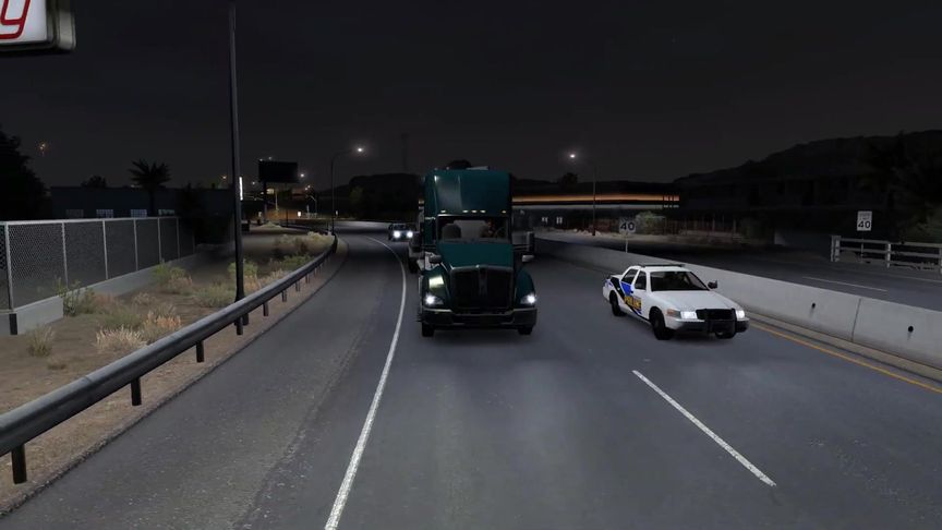 美国卡车模拟 - 模拟真实的卡车视角 EP4下