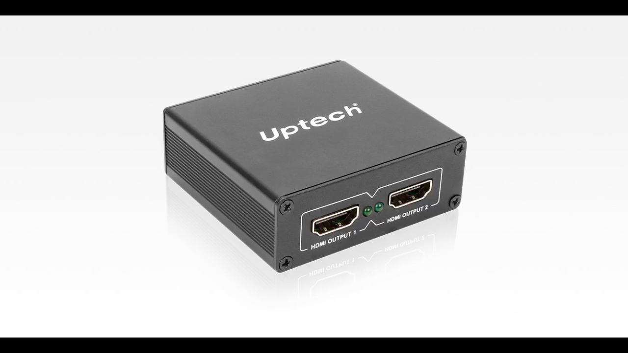 UPMOST HS114 4K2K 1进2出HDMI分配器 4K HDMI分配器 支持3D ...