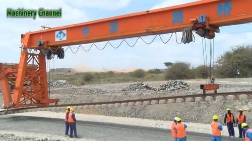 一组铁路工程施工机械设备