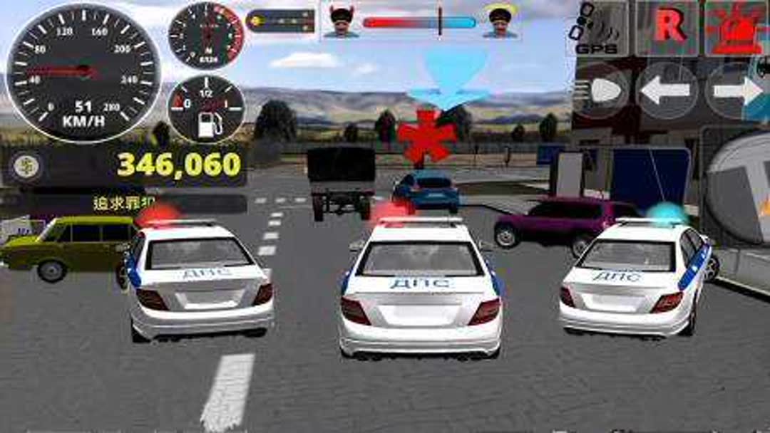 【永哥玩游戏】警察驾驶警车城市抓违规者模拟器 警察警车救援