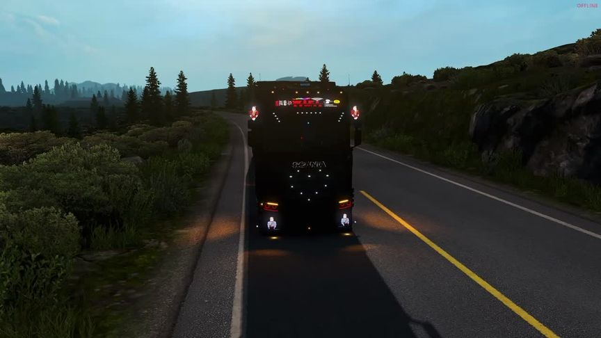 #中国北欧车队 #大型单机游戏 #欧洲卡车模拟2 咋样代码车