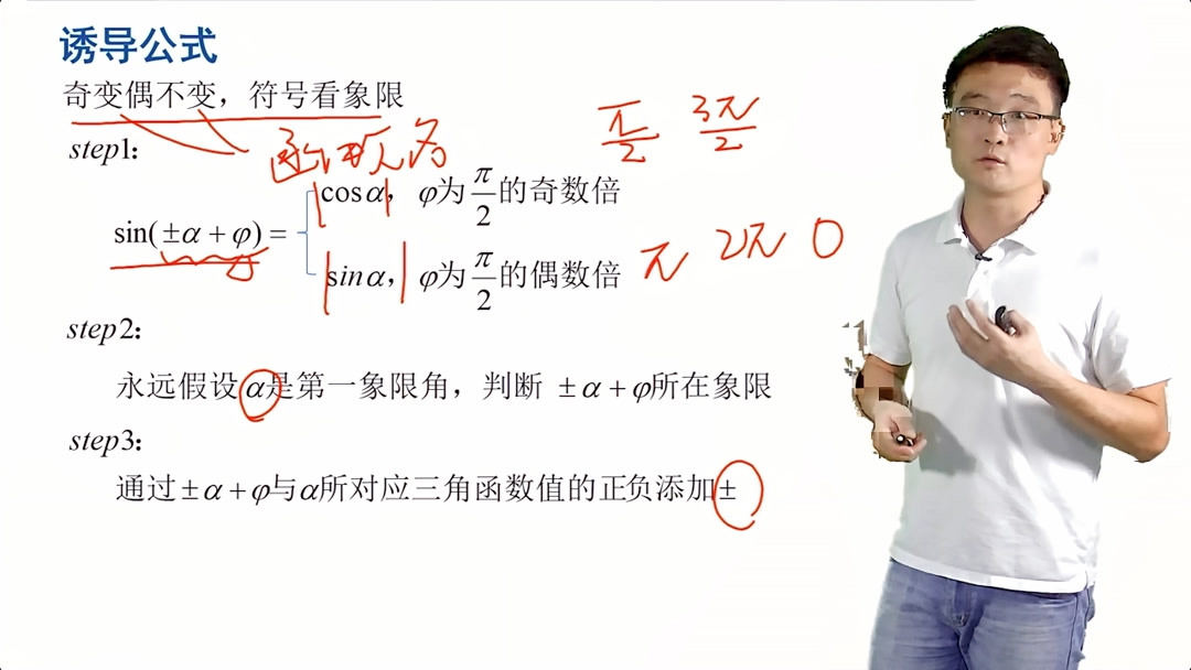 高中数学必修一第六章三角函数1.8——诱导公式知识点
