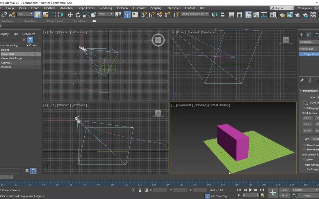 3ds Max -动画-相机路径