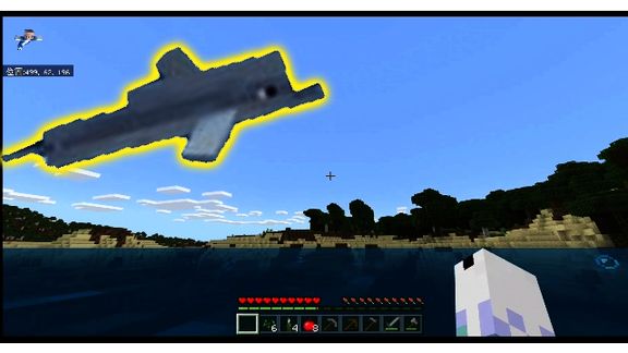 我的世界海洋版:有了这生物,你的游泳速度比划船还快!