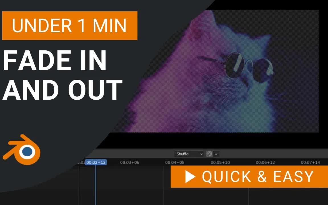 iBlender中文版插件Fade 教程Blender :如何在 Blender 视频编辑器中...