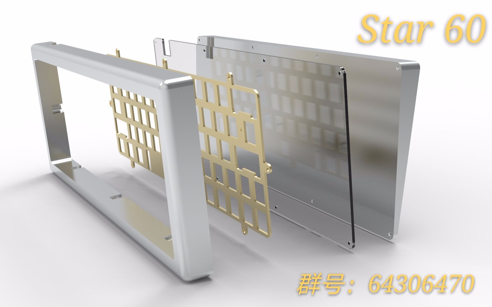 TOP结构新玩法!Star60客制化外壳现货上架!硅胶垫圈展示及使用方法!