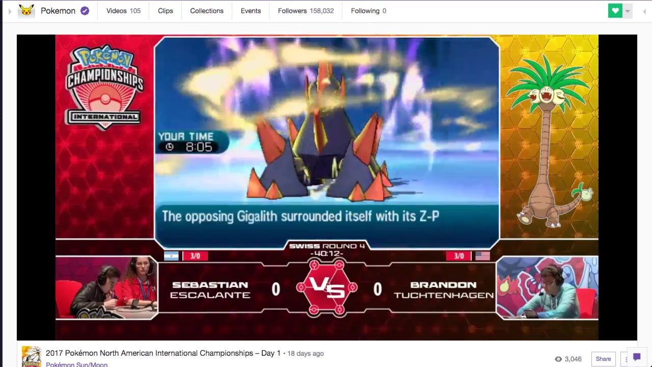 【高压电击的皮卡丘】《精灵宝可梦太阳月亮》 北美IC赛Day1