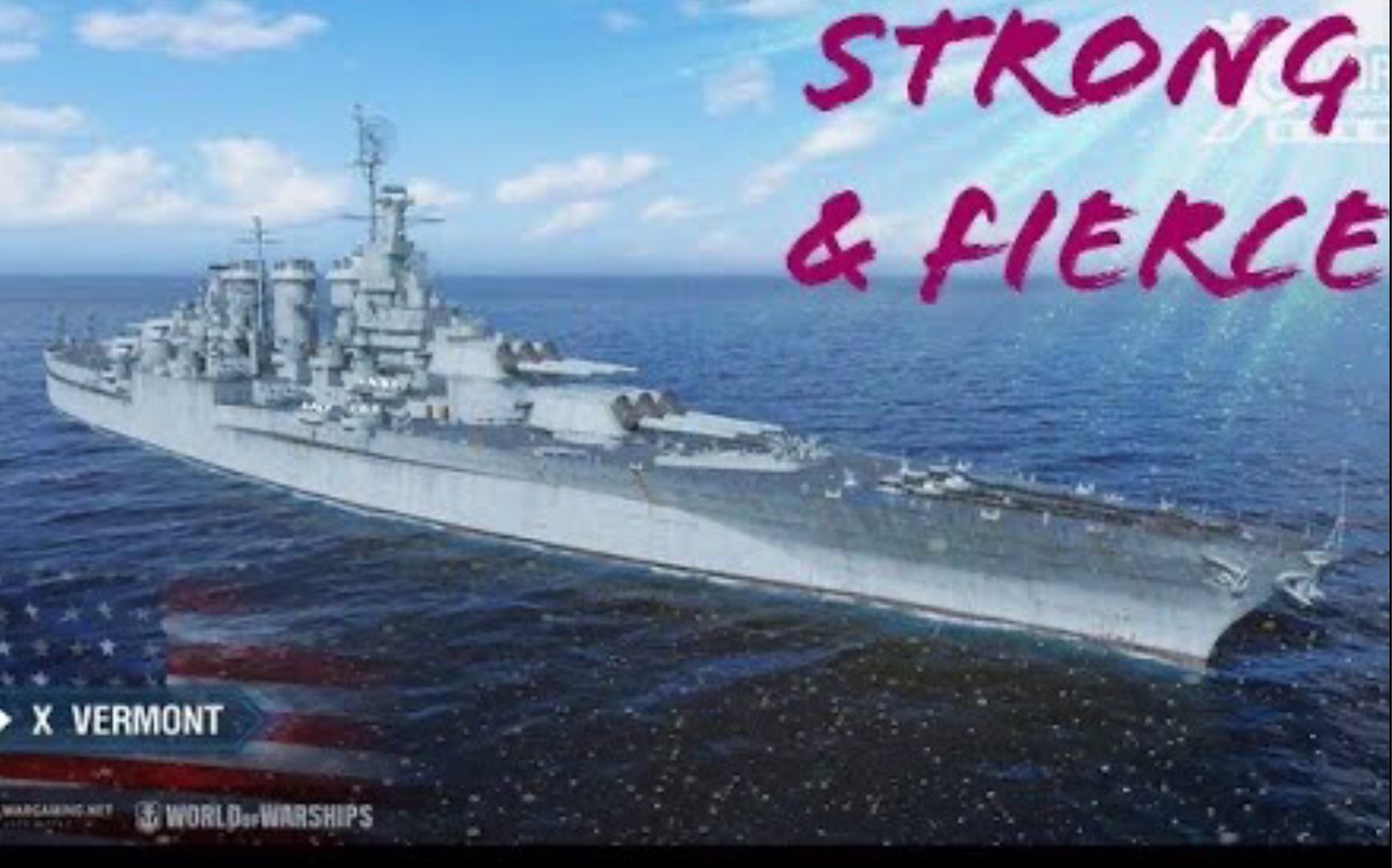 [战舰世界闪电战]10级美战-佛蒙特•防空场