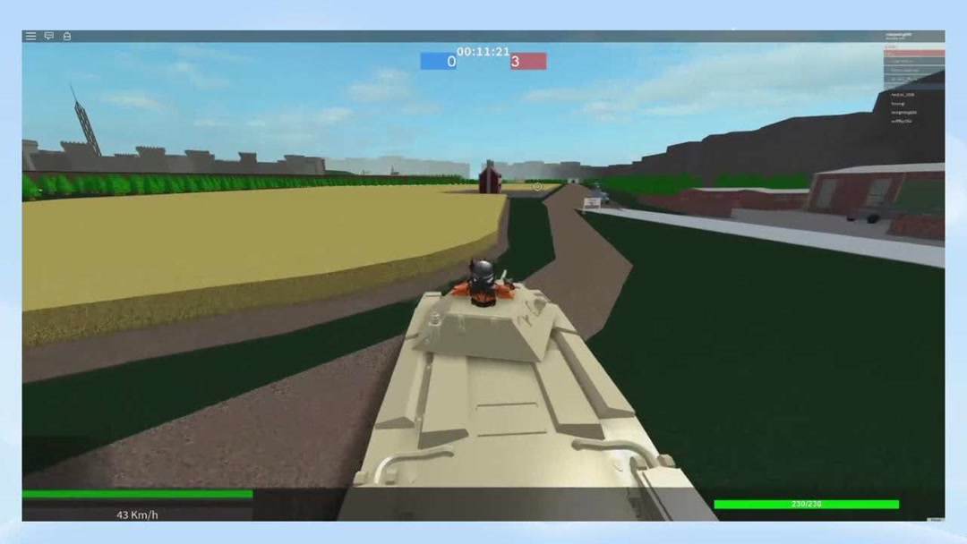 面面解说:Roblox坦克大战模拟器,这也太背了吧居然被队友撞翻了