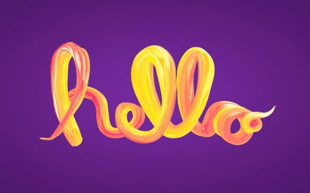 C4D教程 抽象糖果笔刷流动文字特效 Abstract Candy Paint Stroke Textl