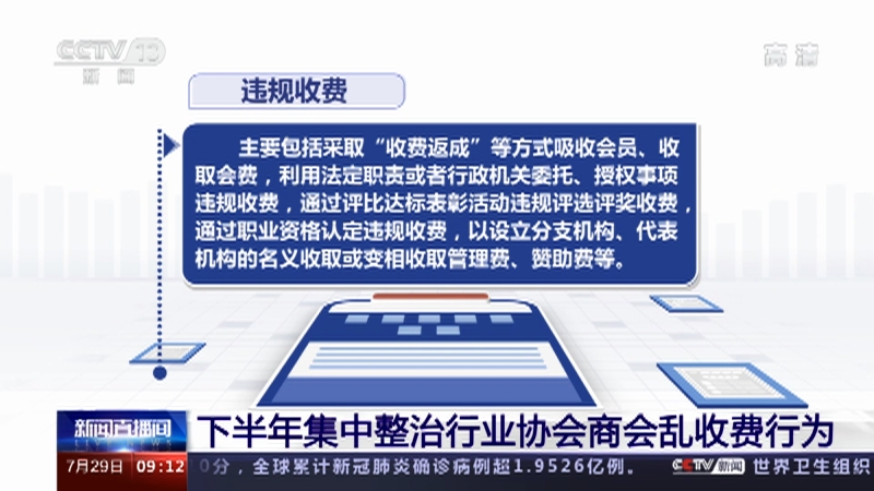 [新闻直播间]下半年集中整治行业协会商会乱收费行为