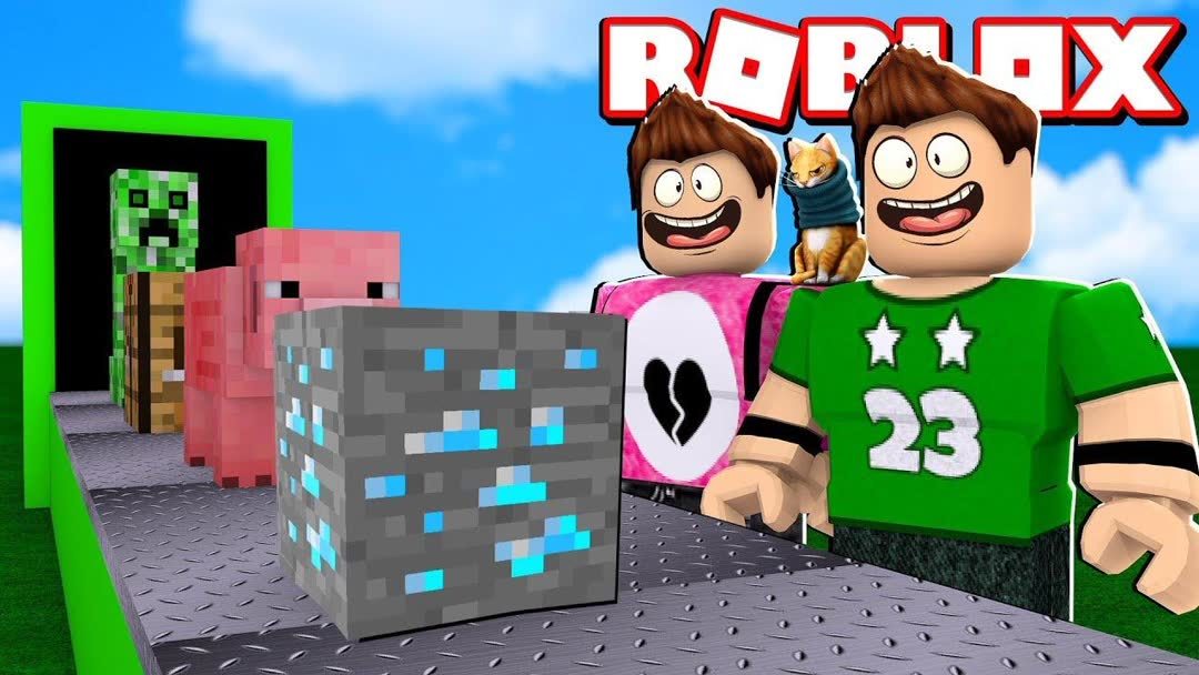 小格解说 Roblox 我的世界大亨:穿越我的世界!还有末影龙机器?