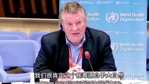 世卫组织强调新冠病毒来自大自然