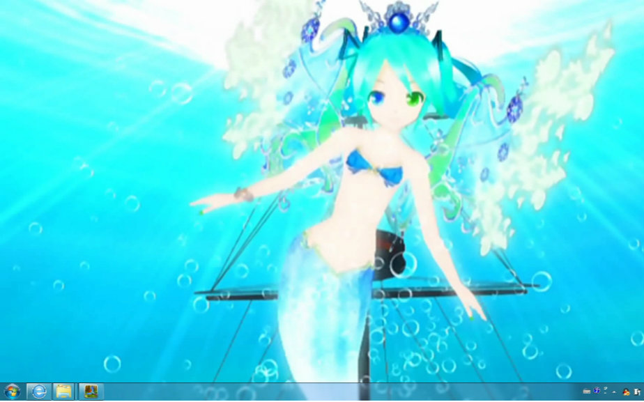 [趣酷壁纸]MMD动态桌面壁纸-深海少女动态桌面