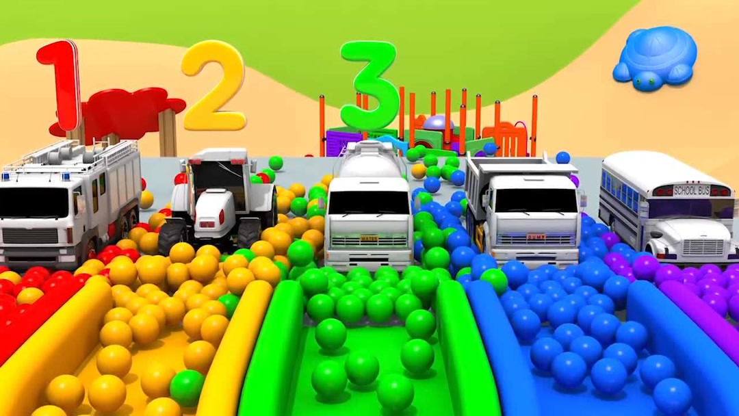 早教益智动画:认识颜色和学习数字,早教动画