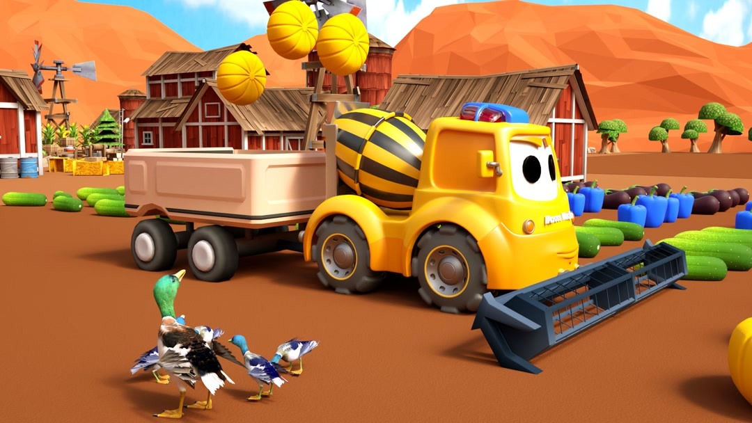 汽车世界之工程车好伙伴 第7季 第8集 工程车组装救护车