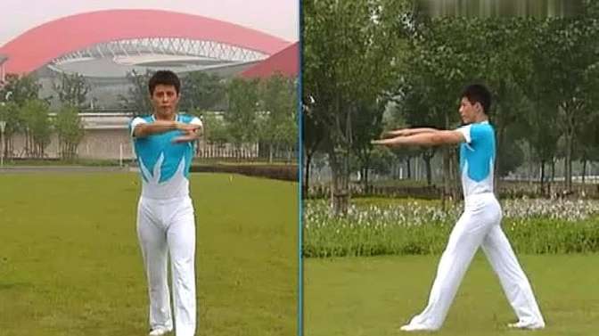 广播体操放飞理想分解动作讲解
