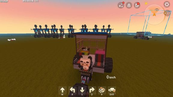 迷你世界测试服 做了一个房车 旅游必备