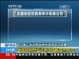 [视频]审计署公布全国政府性债务审计结果:各级政府有偿还责任债务逾...