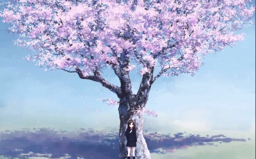 【绘画教程】樱花树画法