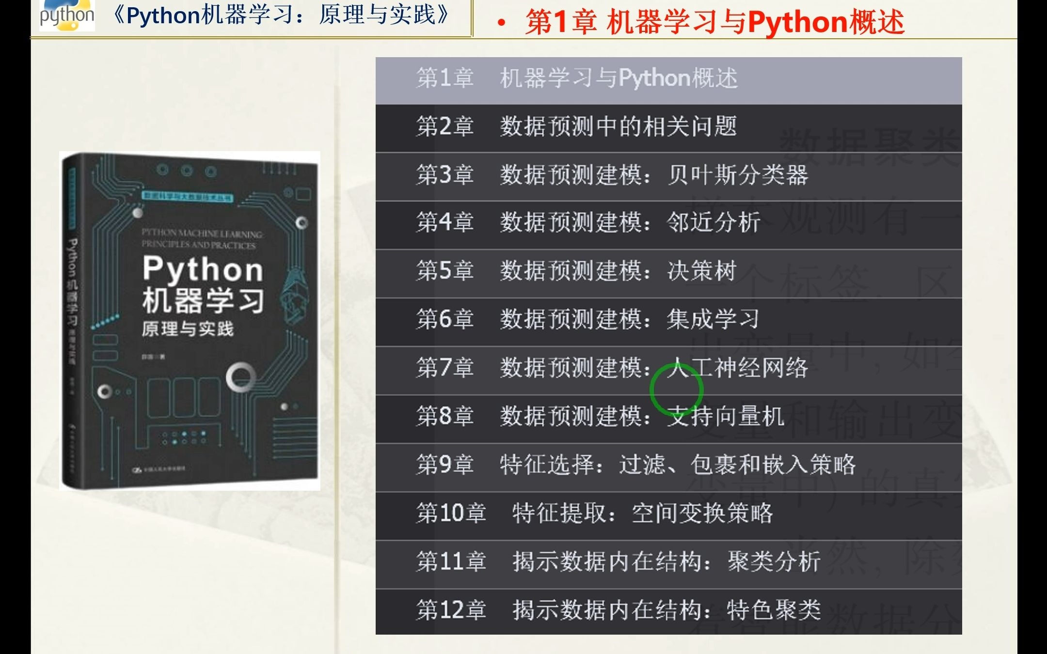 第1章 机器学习与Python概述(上)