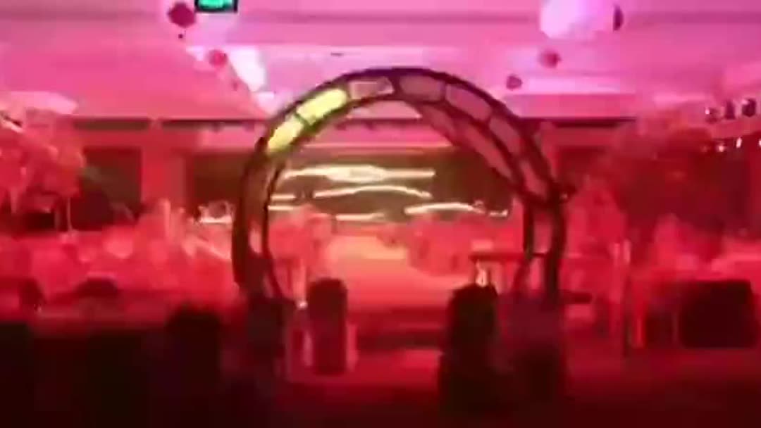 炫彩灯光表演 灯光秀视频