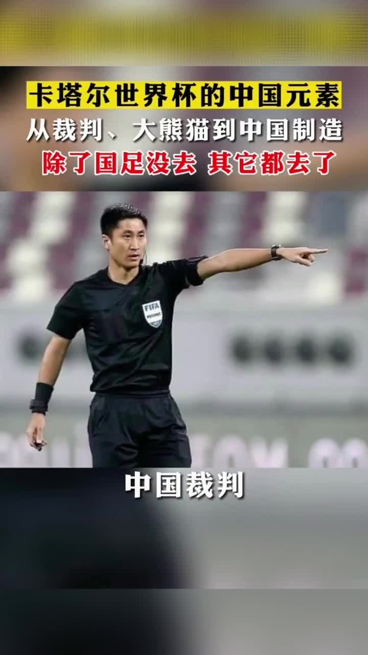 卡塔尔世界杯的中国元素,从裁判、大熊猫到中国制造,除了国足没去...