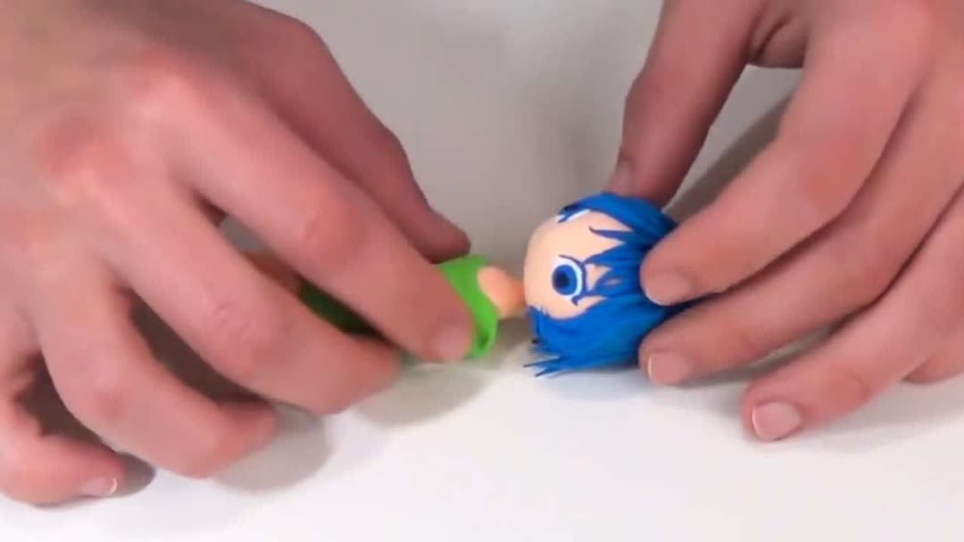 橡皮泥捏出来的泥人,你能看会吗?