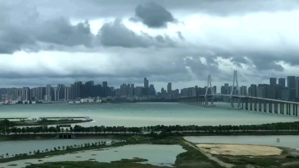 湛江坡头暹芭台风过境,影响不大