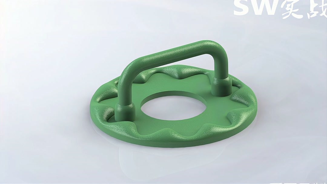 SolidWorks教程扫描特征完成异形盖子的建模过程