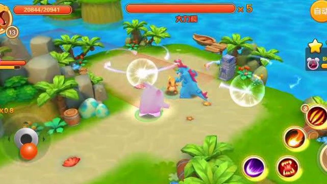 【安心】精灵宝可梦口袋超萌3D对战大力鳄游戏