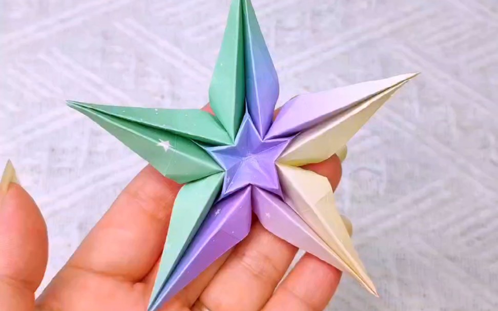 五角星新折法,看一遍就能学会,不会的赶紧来折呀