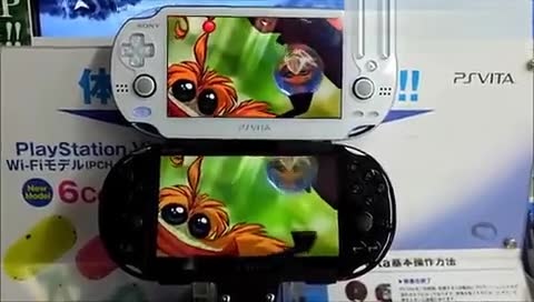 @采游戏的小菇凉 PSV1000 VS PSV2000画面对比