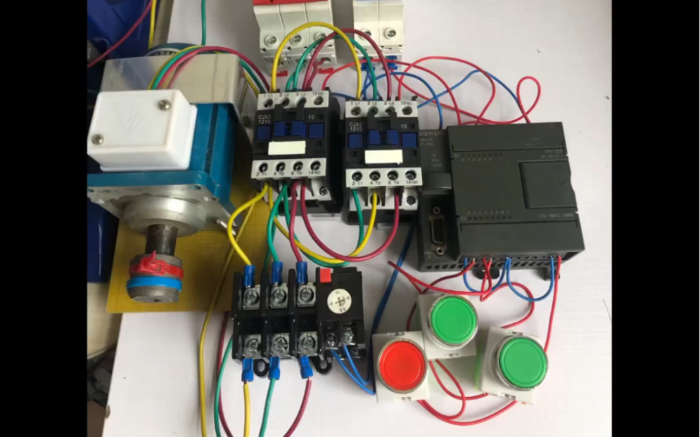 plc梯形图讲解及实物演示