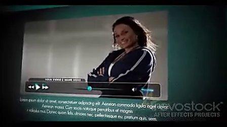 AE相册模板 创意翻页视频相册