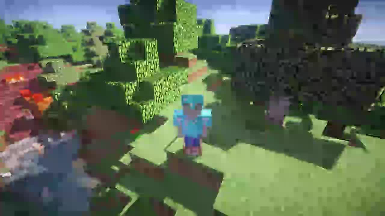 我的世界彩虹幸运方块生存钻石信标