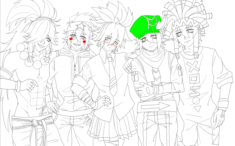 【凹凸世界】一起来看海盗船w板绘上色过程w更新至p3