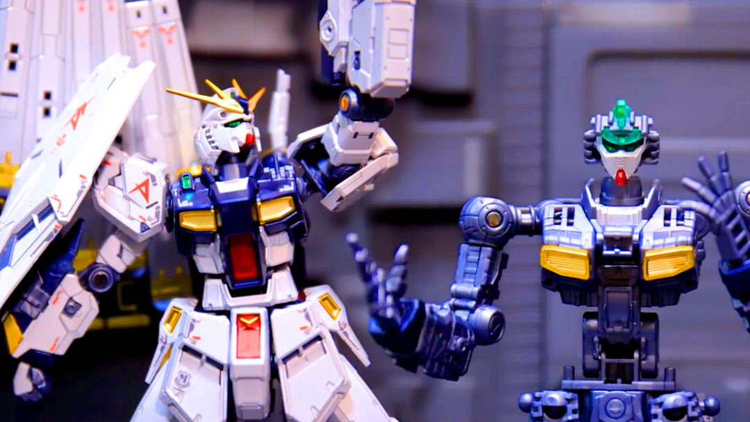 酷炫定格动画:机动战士高达模型超快速拼装!